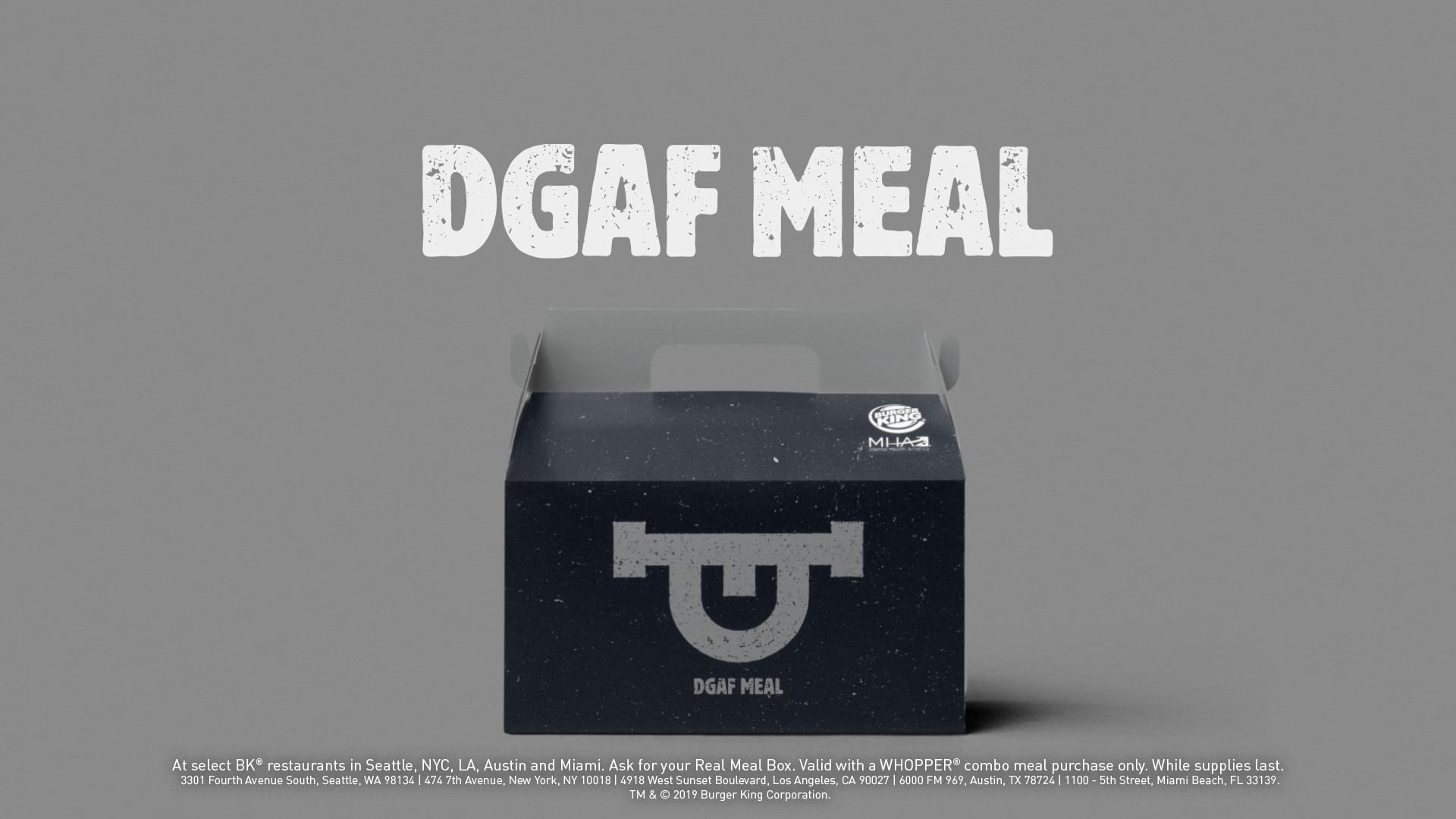 Hungry? Try a DGAF Meal from Burger King - Country Herald