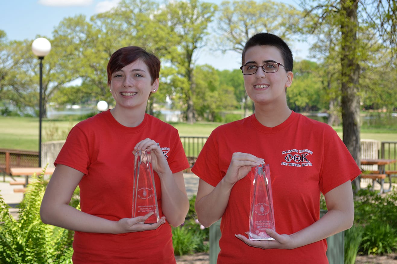 KCC’s Alpha Delta Eta Chapter earns two regional awards for Sleep Out ...