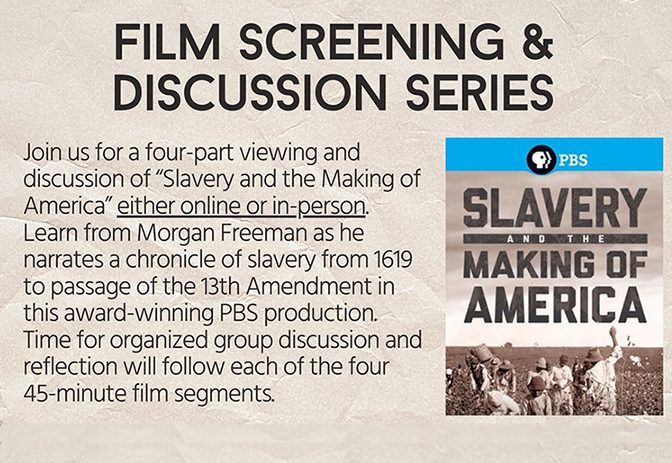 October Film Screening and Discussion Series on “Slavery and the Making ...