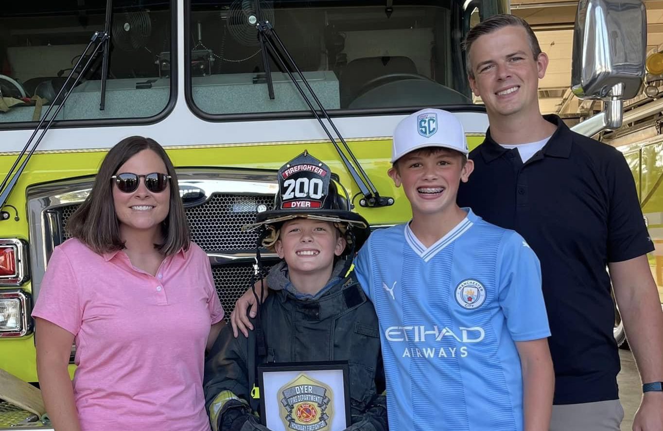 Indiana Boy Honored as Honorary Firefighter for Saving Entire Family in ...