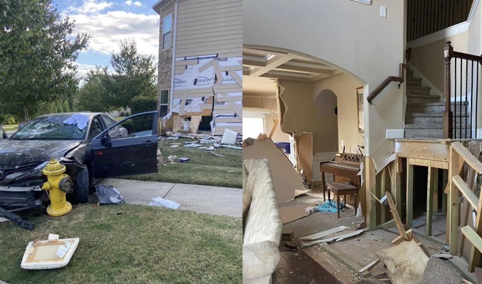 North Carolina Drive-Through Disaster: Home Obliterated as Car Plows ...