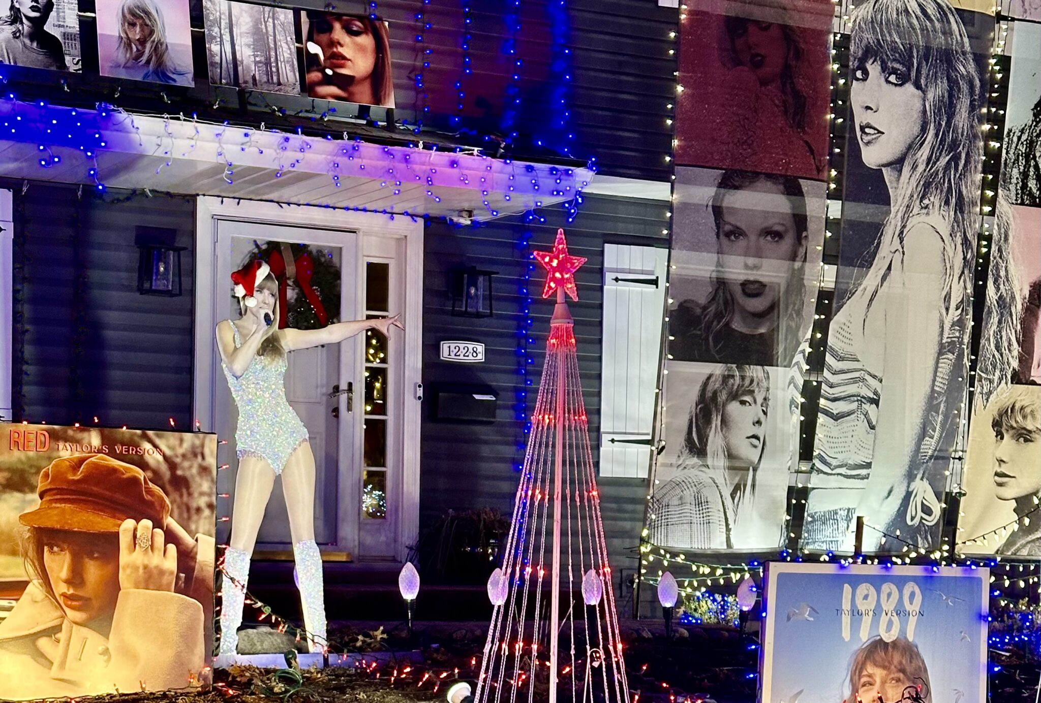 Taylor Swift Themed Holiday Display in Naperville Raises over $10K for ...