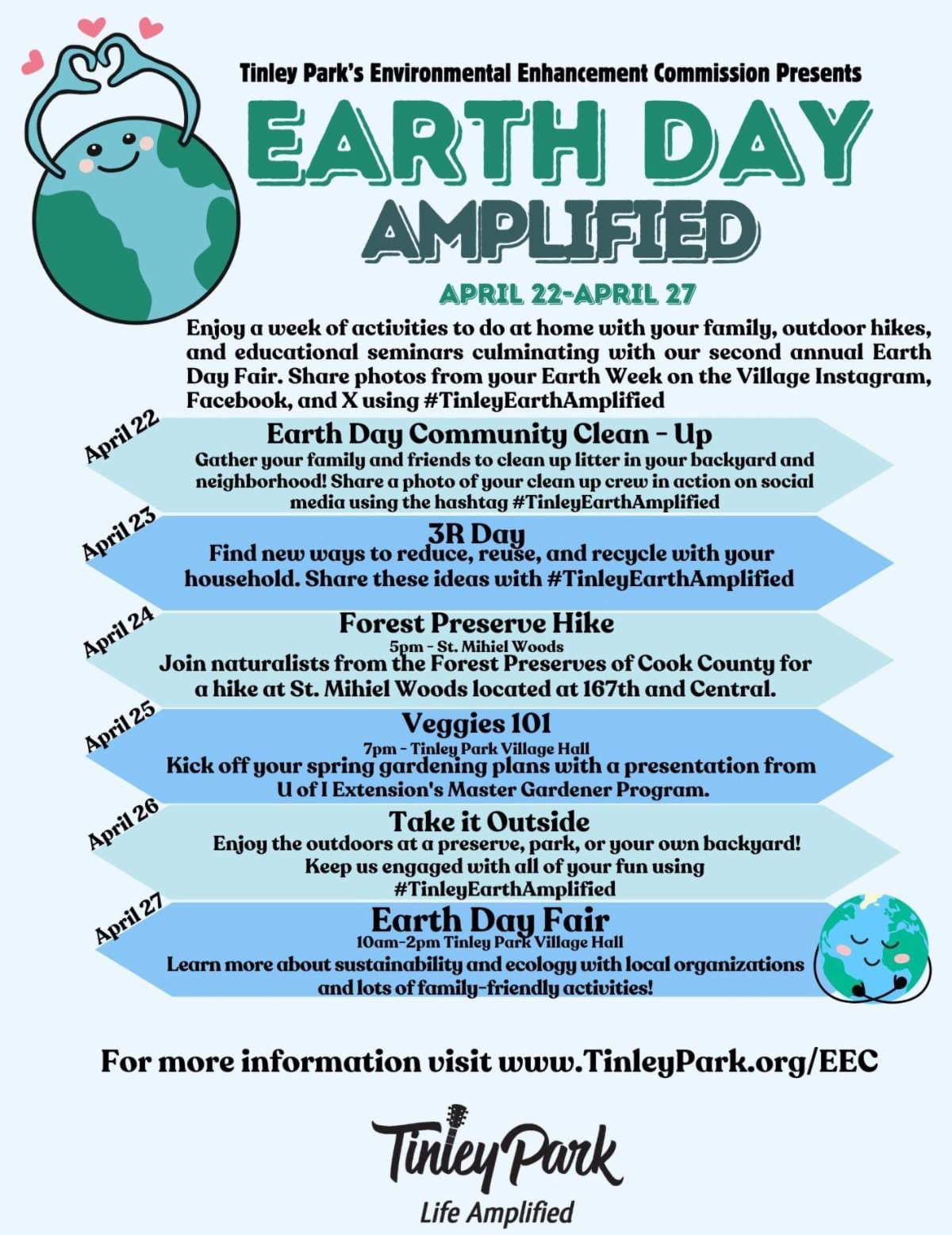 Tinley Park, IL - Earth Day Amplified: Tinley Park Hosts Week of Eco ...