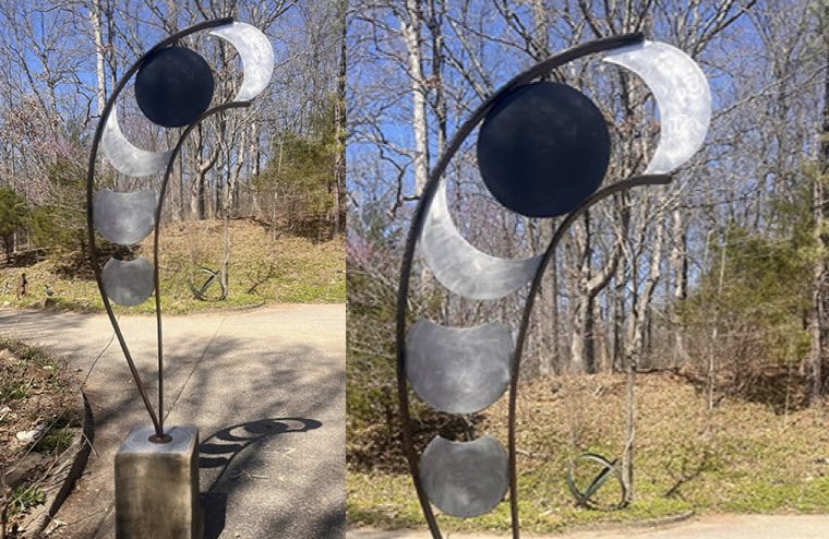 SIU Carbondale Unveils 'Art in the Dark' Sculpture for Solar Eclipse ...