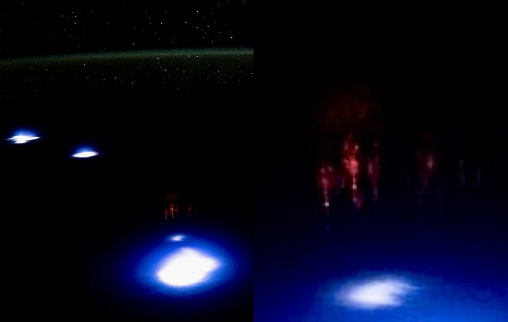 NASA Releases Photos of Rare Red Sprites Taken from International Space ...
